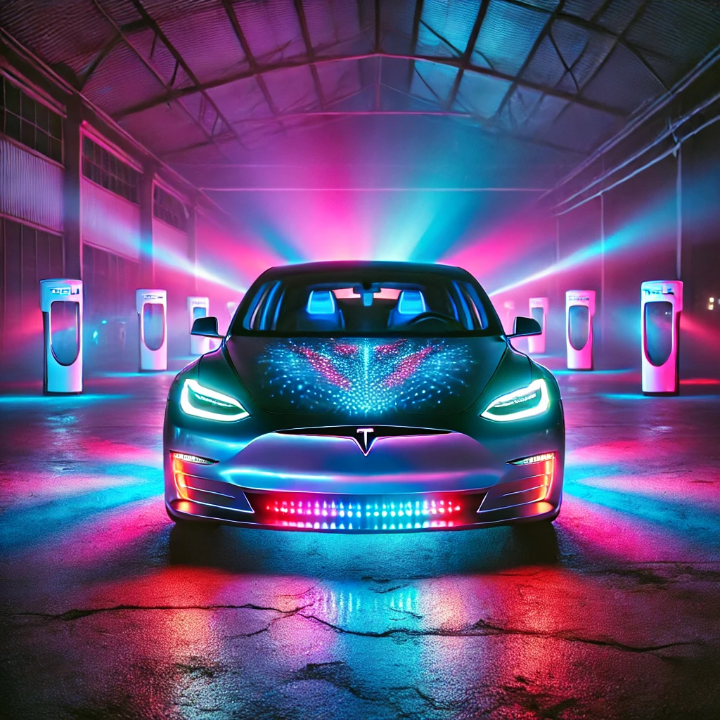 Comment faire un custum Light Show pour sa Tesla - Curieux Techno