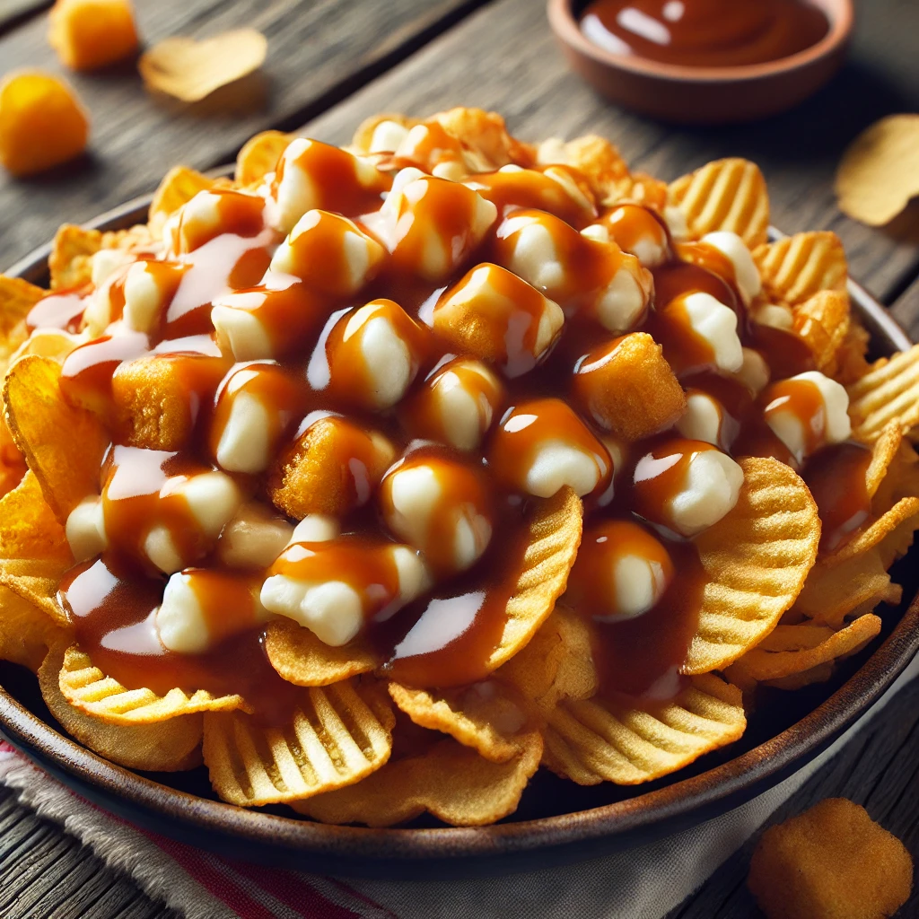 Nous avons inventé la poutine aux chips? Oui, pis c’est une entrée qui ...