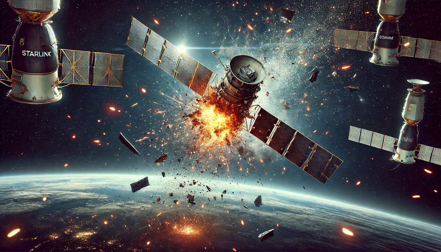 Starlink : 120 satellites qui tombent du ciel en janvier 2025, c'est ...
